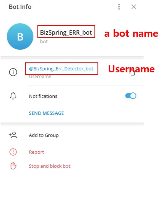 Telegram Bot API 으로 간단 시스템 모니터링 - BizSpring BLOG